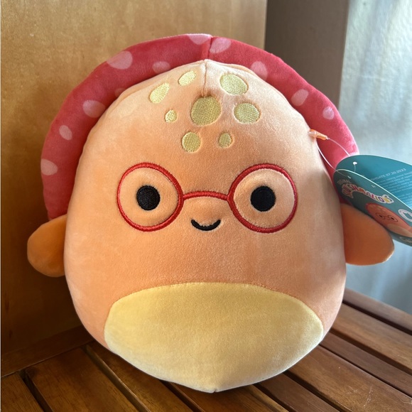 Squishmallows | Toys | Nwt Ftm 8 Caine The Turtle With Glasses ...